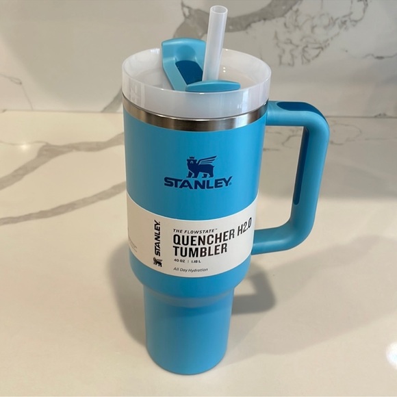 Stanley | Dining | Stanley Pool Bright Blue 4 Oz Flowstate Adventure ...